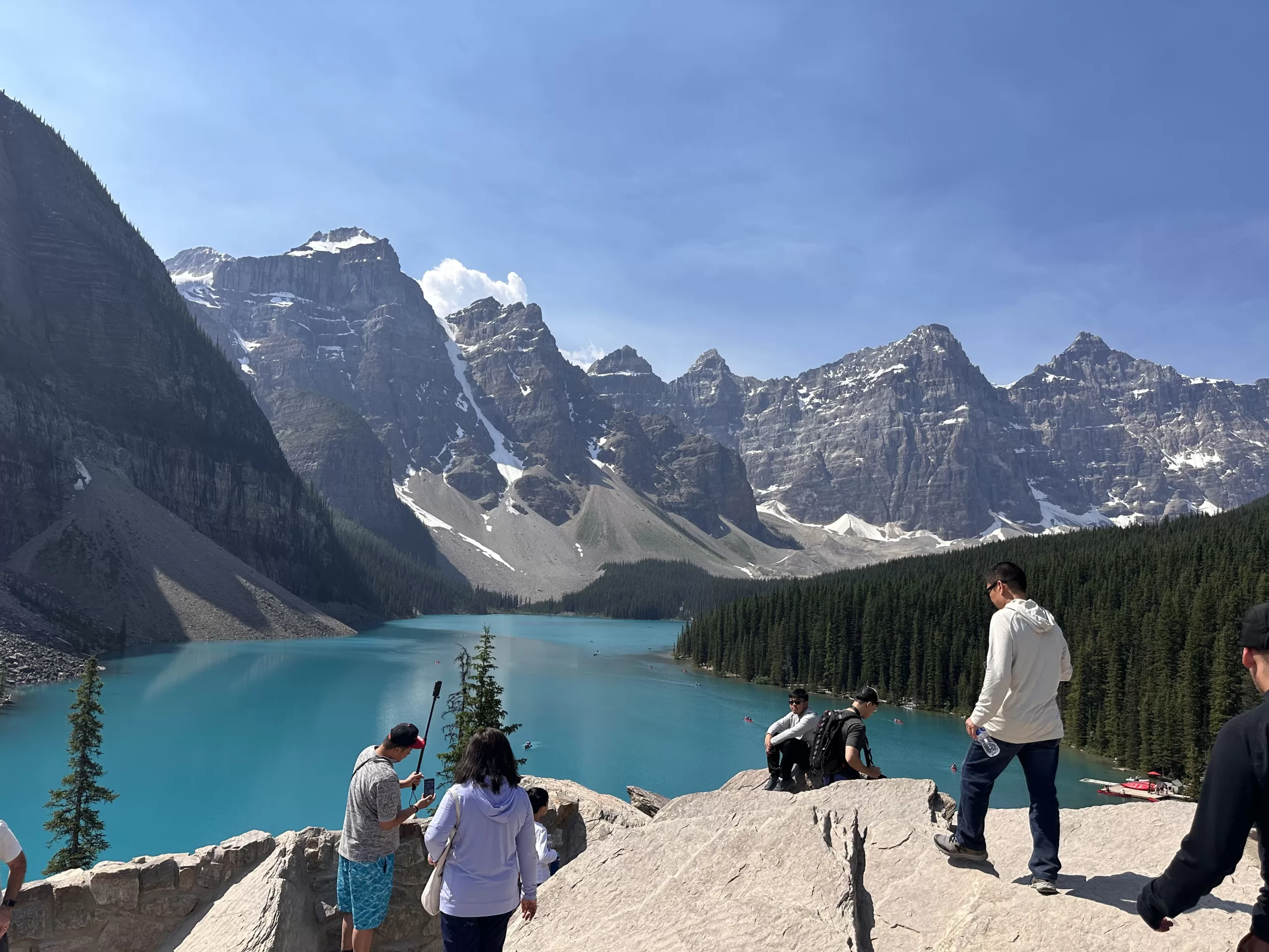 Qué ver en el Lago Moraine en Alberta | Canadá
