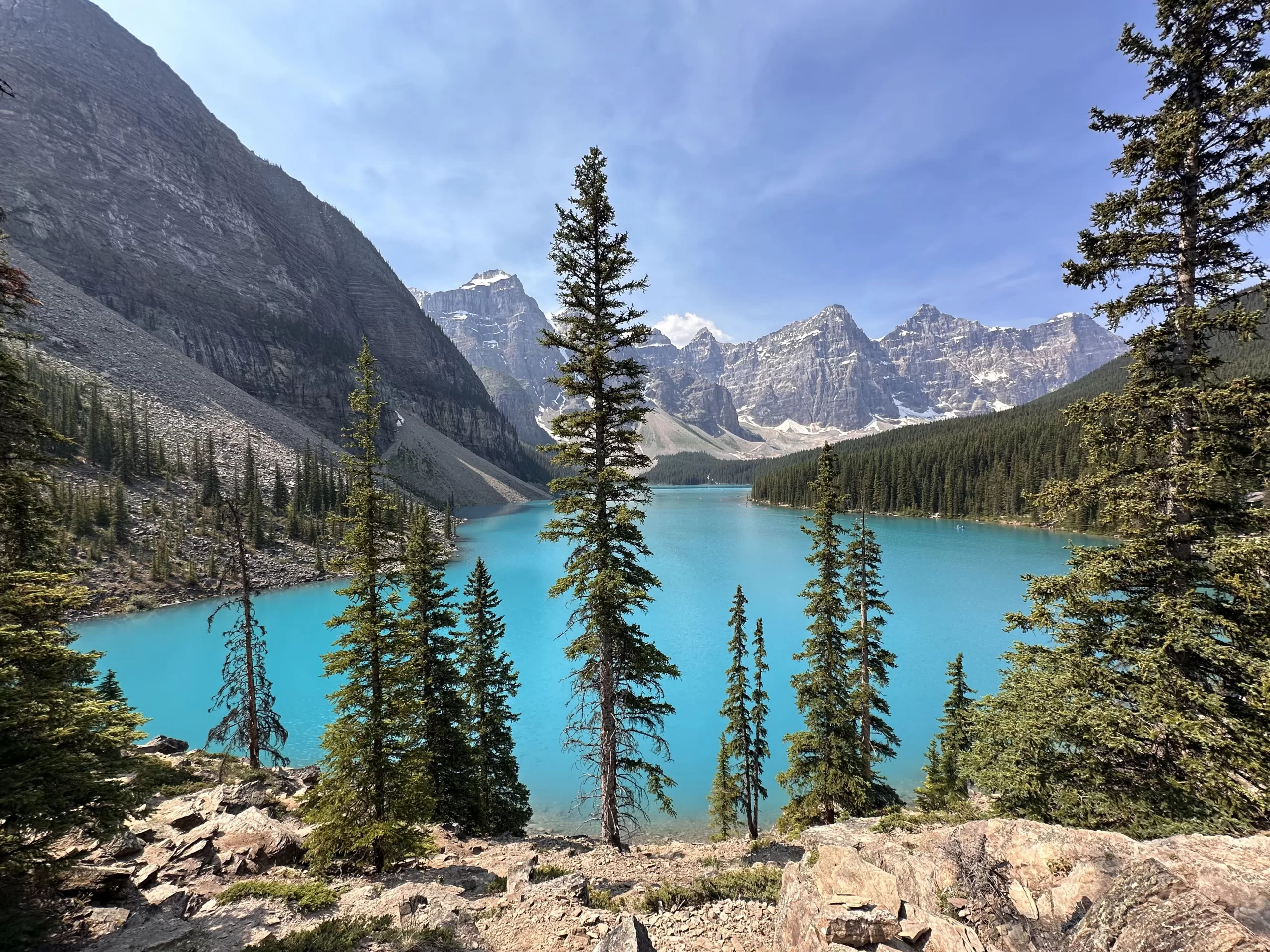 Qué ver en el Lago Moraine en Alberta | Canadá